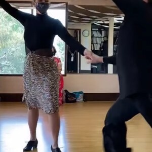 Tango skirt with belt | Etsy