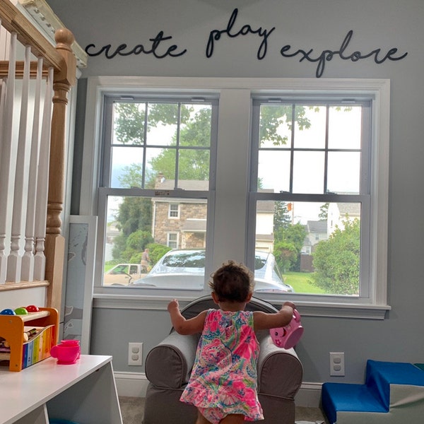 Create Play Explore Cutout Set: Playroom Wall Decor - Etsy