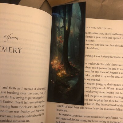 Enchanted Forest Bookmark, Fantasy Bookmark, Fairycore Book Lover Gift - Etsy