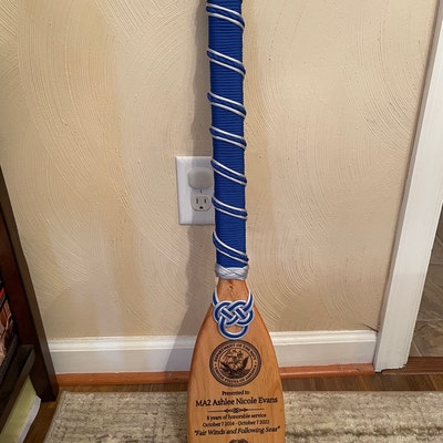 MILITARY PADDLE With Engraved Logo and Personalized Message - Etsy