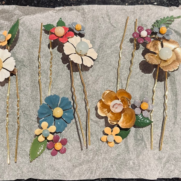 Bespoke Hair Pins - Etsy