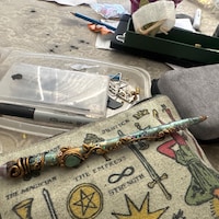 Magic Wand Gold and Silver, Wizard Stick - Etsy Canada