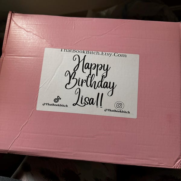 Special Edition Romance Book Box - Book Box, Surprise Book, Gift Box ...