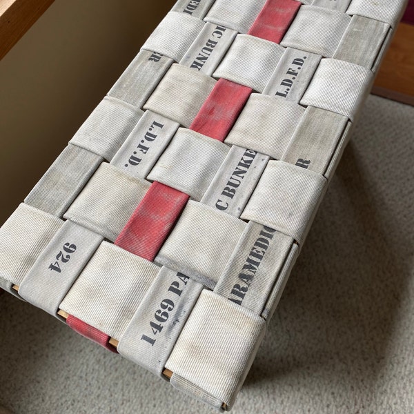 Fire Hose Bench - Firefighter - Thin Red Line - Birthday Gift Fireman ...