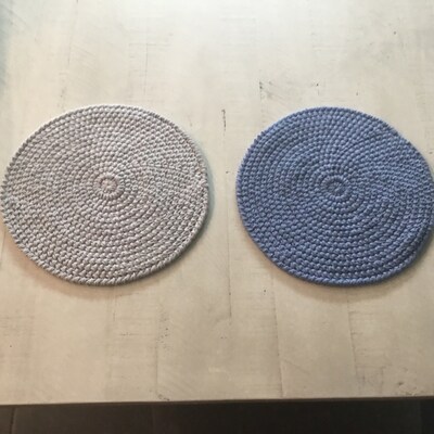 Rustic Round Trivet Crochet Pattern, Farmhouse Hot Pad Crochet Pattern ...