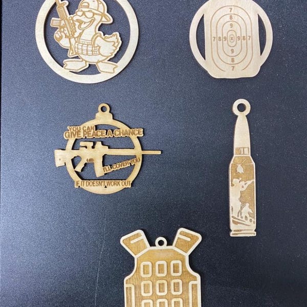 Yeti Laser Ornaments / Yeti Laser Cut File / Yeti Digital Download ...