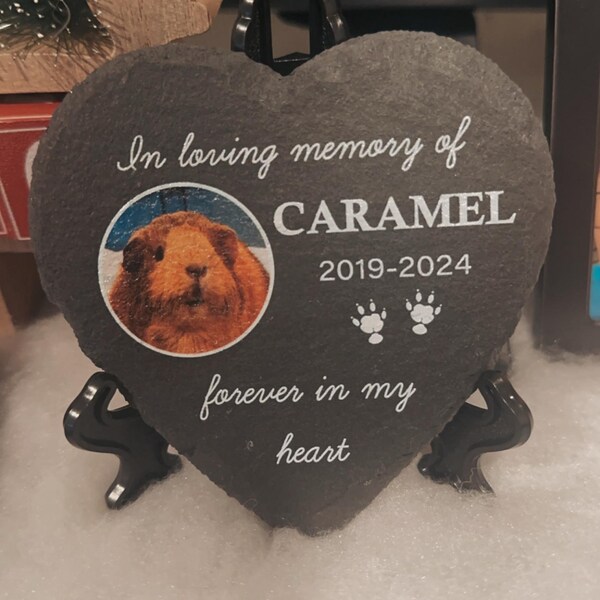 Personalized Rat Memorial Stone, Garden Stone, With Picture, Memorial ...