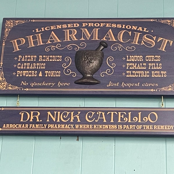 Pharmacist Wood Sign With Optional Personalization >>> Order by 12/14 ...