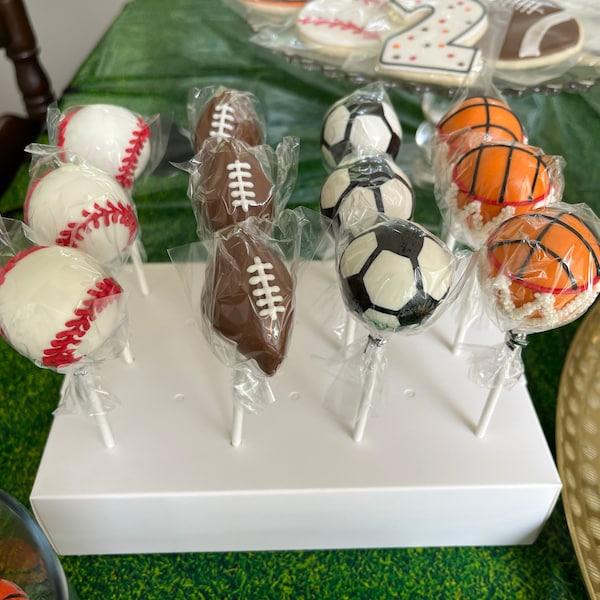 1dz. Sports Theme Cake Pops. Basketball Cake Pops. Soccer Cake Pops ...