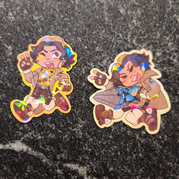 Venture OW - 2.8x3 Holographic Vinyl Overwatch Sticker - Etsy