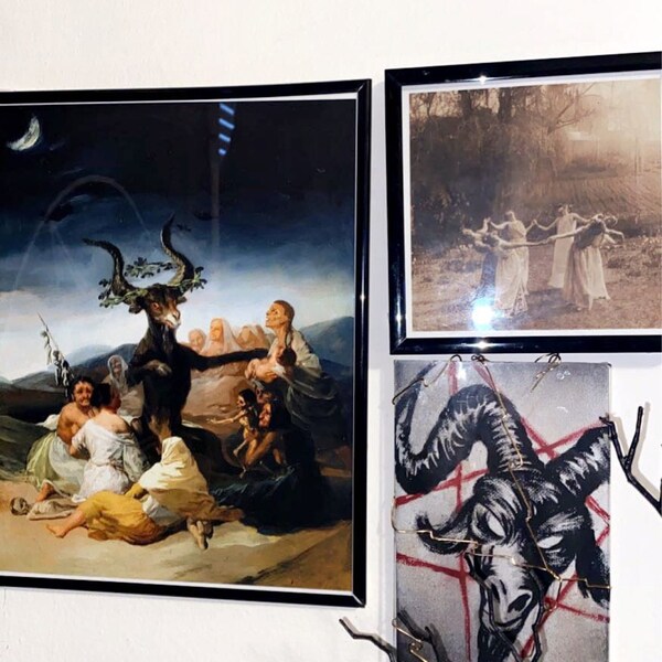 Witches' Sabbath Art Print, Francisco Goya Painting, Vintage Witch Wall ...