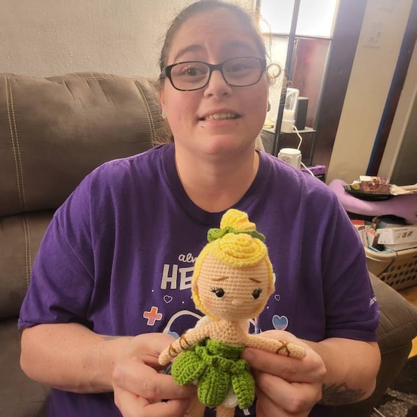 Peter Pan and Tinker Bell Crochet Kid Baby Gift, Peter Pan Characters ...