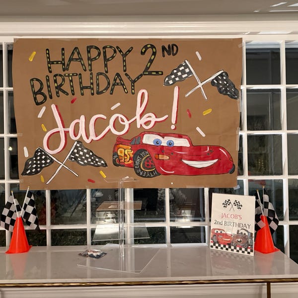 Custom Hand Painted Banner - Etsy