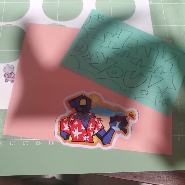 ULTRAKILL V1 on a Island Sticker !! - Etsy