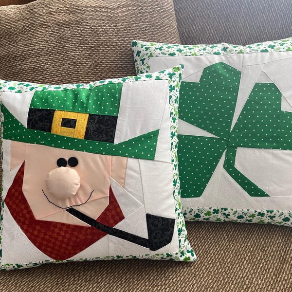 Clover Leaf Paper Pieced Block Pattern in PDF - Etsy
