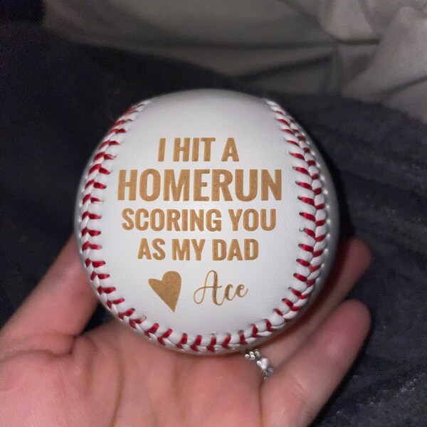 Fathers Day Baseball Personalized Gift - Etsy