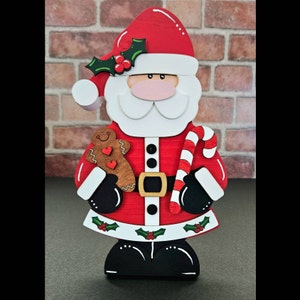 Standing Santa Claus Shelf Sitter SVG File Laser Cut File Santa Claus ...
