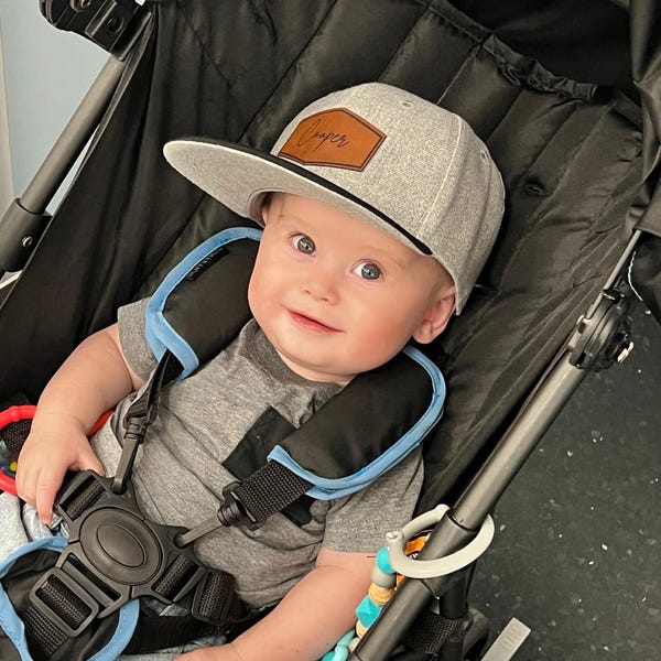 Personalized Kids Patch Hat, Kids Snapback Hat, Toddler Trucker Hat ...