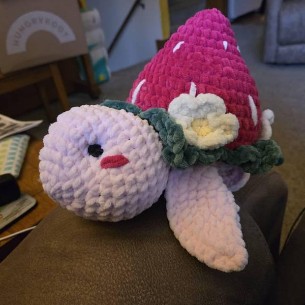 Strawberry Turtle Crochet Pattern - Amigurumi PDF, Fruit Turtles ...