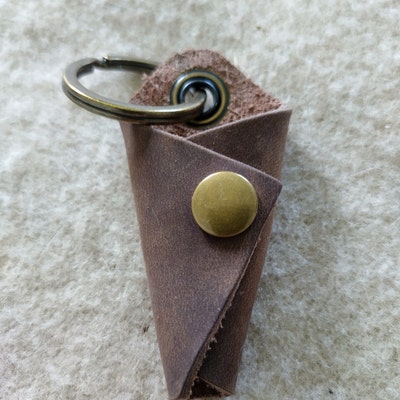 Personalized Leather Keychain Wrap Key Wrap Key Fob Customized With ...