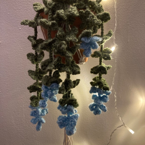 Crochet Vines With Dangling Flowers Pattern - Etsy