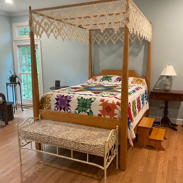 Double Diamond Arch Hand Tied Canopy (choose Size) - Etsy