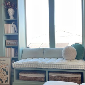 Kitchen Cushion, Custom Bench Pillow, Velvet Seating Cushion ...