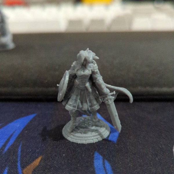 Arturia the Shield Maiden / Tabletop Model / Miniature Figurine ...