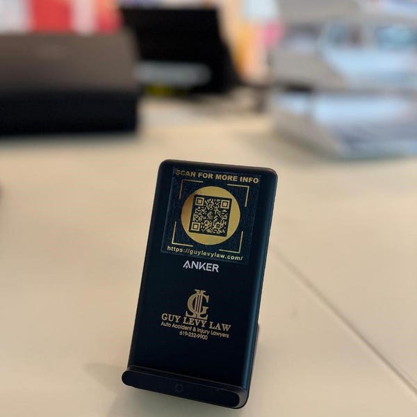 Acrylic QR Codes Sign for Social Media Promotion Handmade Acrylic Sign ...