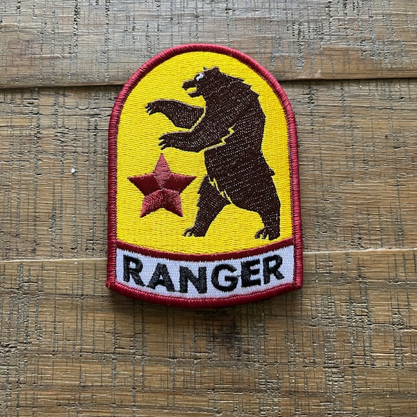 Fallout New Vegas Inspired Ranger Bear NCR Cosplay Gamer Patch Hook and ...