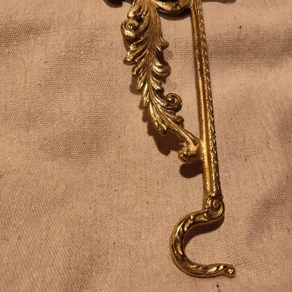 Solid Brass Bronze Antique Drop Bar Gate Door Latch Rustic Vintage ...