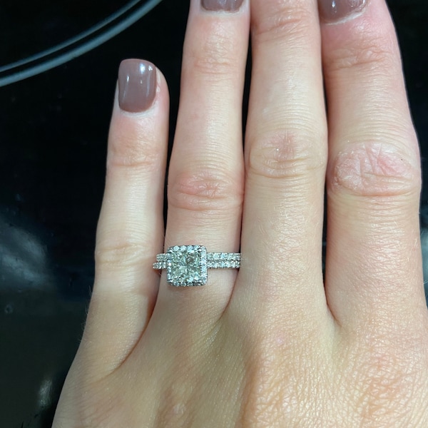 Oval Cut Diamond Wedding Halfway Eternity Band 3 Carat 14K 18k White ...