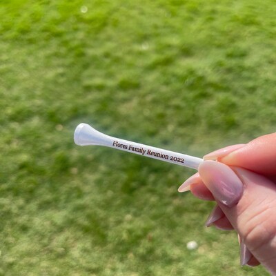 Set of 100 Personalized Golf Tees Laser Engraved 2.75 Inch Custom Golf ...