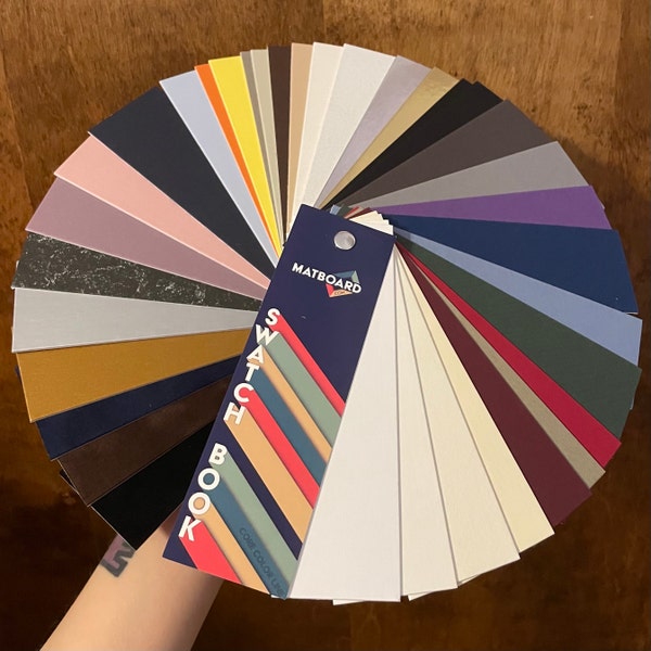 Matboard Complete Color Swatch Deck - Etsy