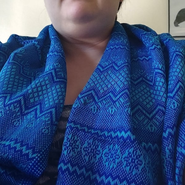 Woven Mexican Rebozo Scarf: Traditional Mayan Shawl - Etsy