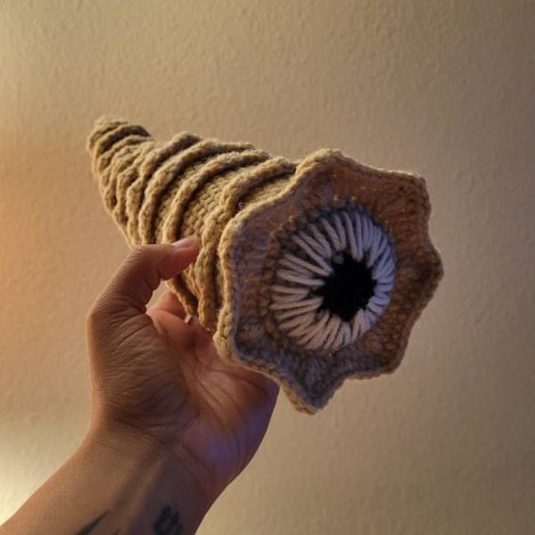 Amigurumi Sandworm Crochet Pattern. Scary Desert Worm Monster. No Sew ...