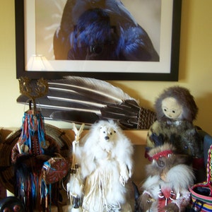 OOAK Art Doll, Small Shapeshifter Shaman, Arctic Series, Arctic Fox - Etsy