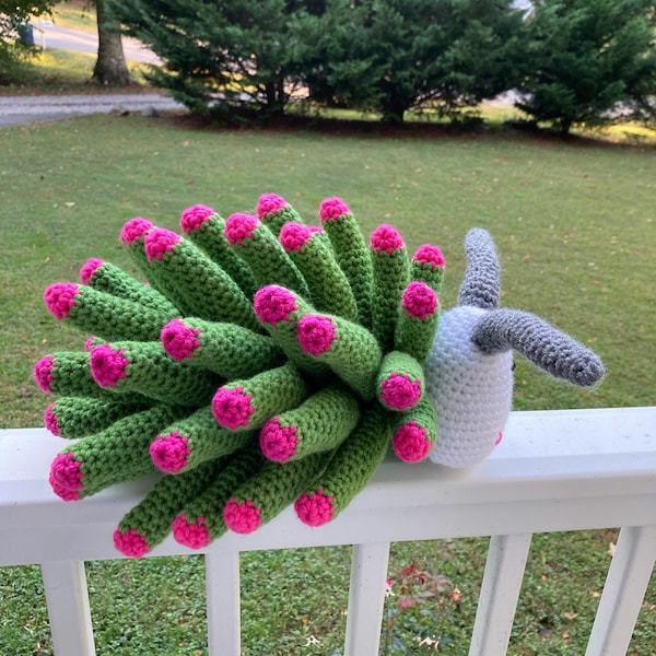 Crochet Pattern Leaf Sheep Snail, Funny Sea Creature, Large Amigurumi ...