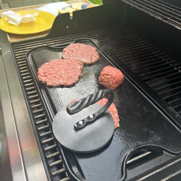Hand Forged Burger Press - Etsy