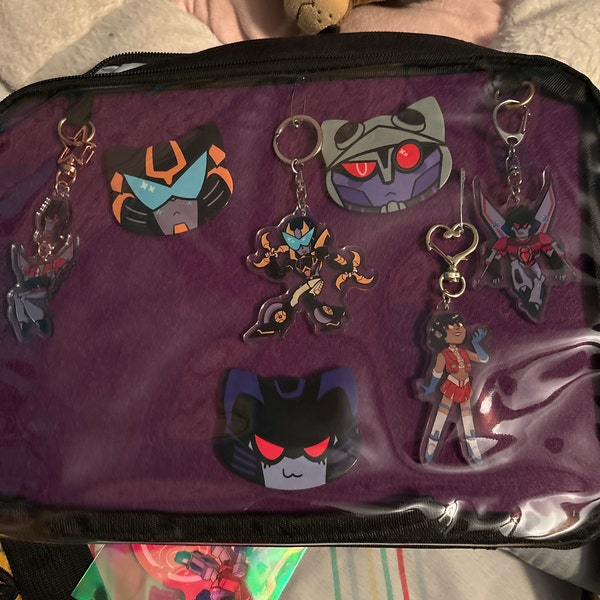 Bishoujo Transformers Acrylic Charms - Etsy