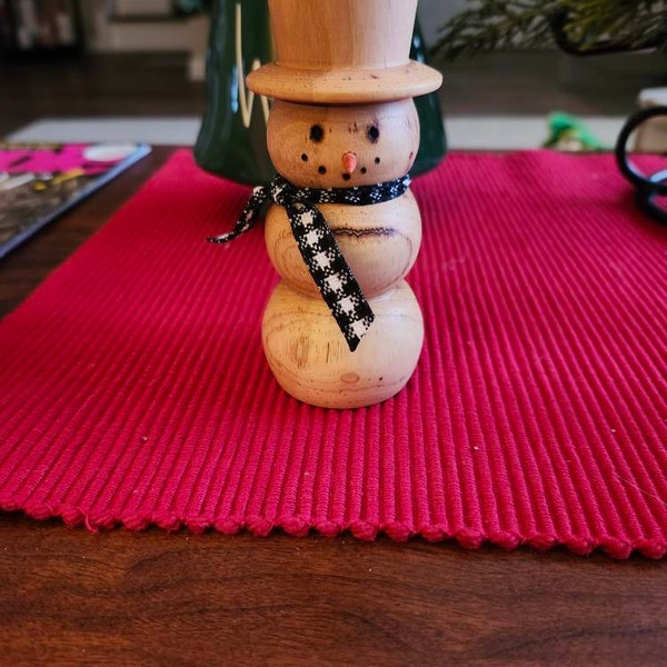 Oak Wood Garden Dibber, Hand Turned Oak Wood Dibbler Tool, Seed ...