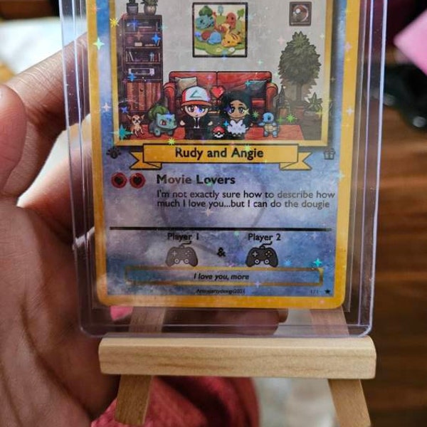 Custom Pokemon Card, Print Your Own Card, Holographic Custom Cards ...