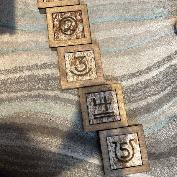 Wedding Table Number Sign |custom Cowhide Branded Sign | Personalized ...