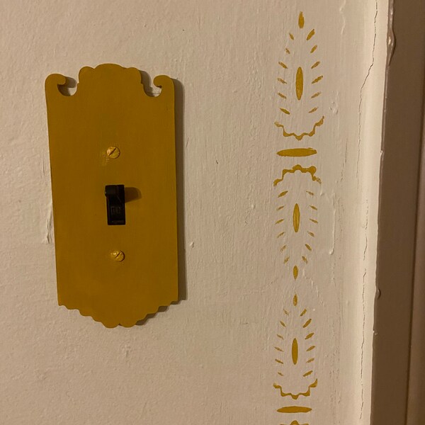 Scroll Top - Primitive Colonial Outlet Cover - Ready to Paint ...