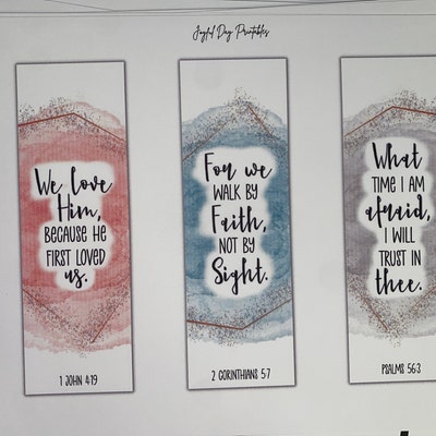 KJV Printable Bookmarks, Printable Bookmarks, King James Version, Bible ...