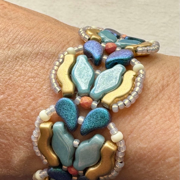 Ripple Wrap Bead Weaving Easy Tutorial for Use With Stormduo or Wave ...