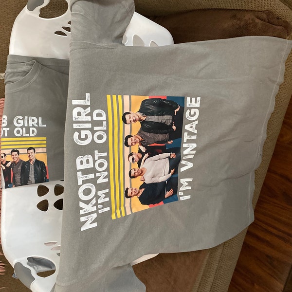 Comfort Colors, NKOTB Girl Shirt, Vintage Girls Shirt, New Kids on the ...