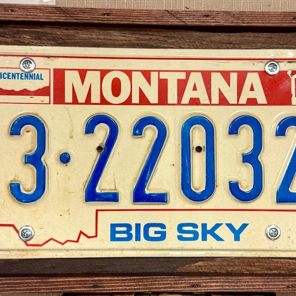 Custom Rustic Empty Wood License Plate Display Frame With Key Hooks ...