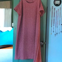 Easy Pattern A Line Loose Fit Dress PDF Sewing Pattern for Women V-neck ...