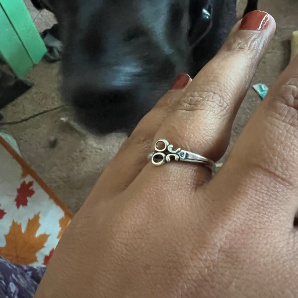 Small Scissor Ring, Scissor Stacking Ring, Silver, Gold, Rose Gold ...